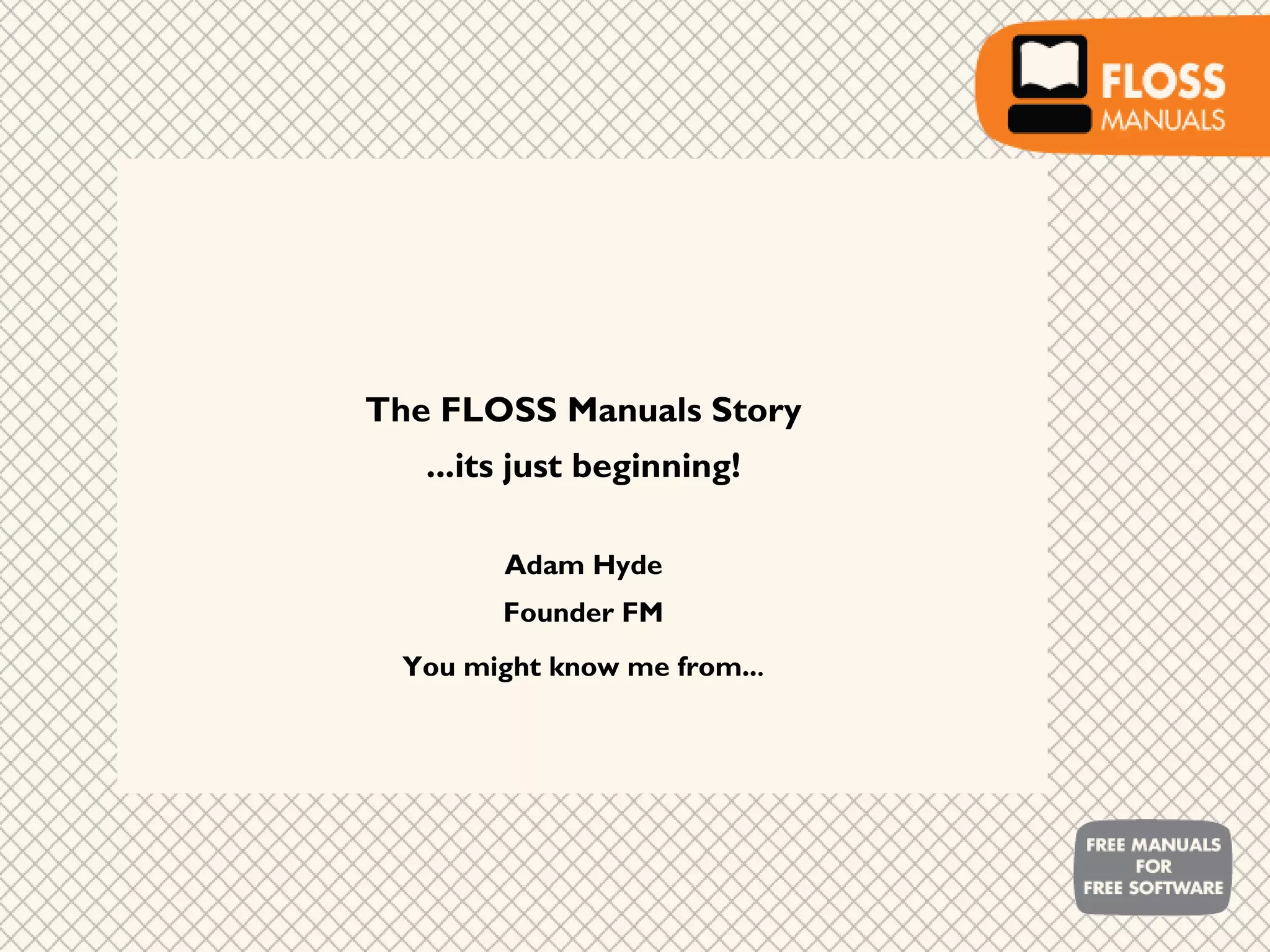 FLOSS Manuals | PPT