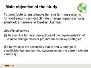 Smallholder Banana Farming Systems and Climate variability ...