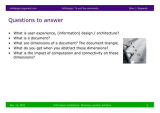The Document Triangle: A Guest Lecture | PDF