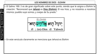 DOCTRINA DE DIOS - TEOLOGIA PROPIA 5.pptx
