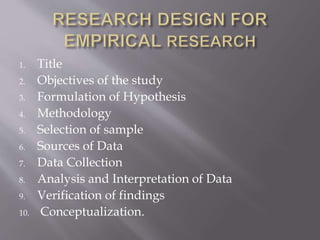 Doctrinal and empirical research | PPTX