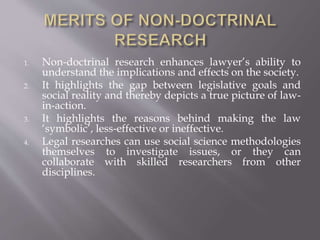 Doctrinal and empirical research | PPTX