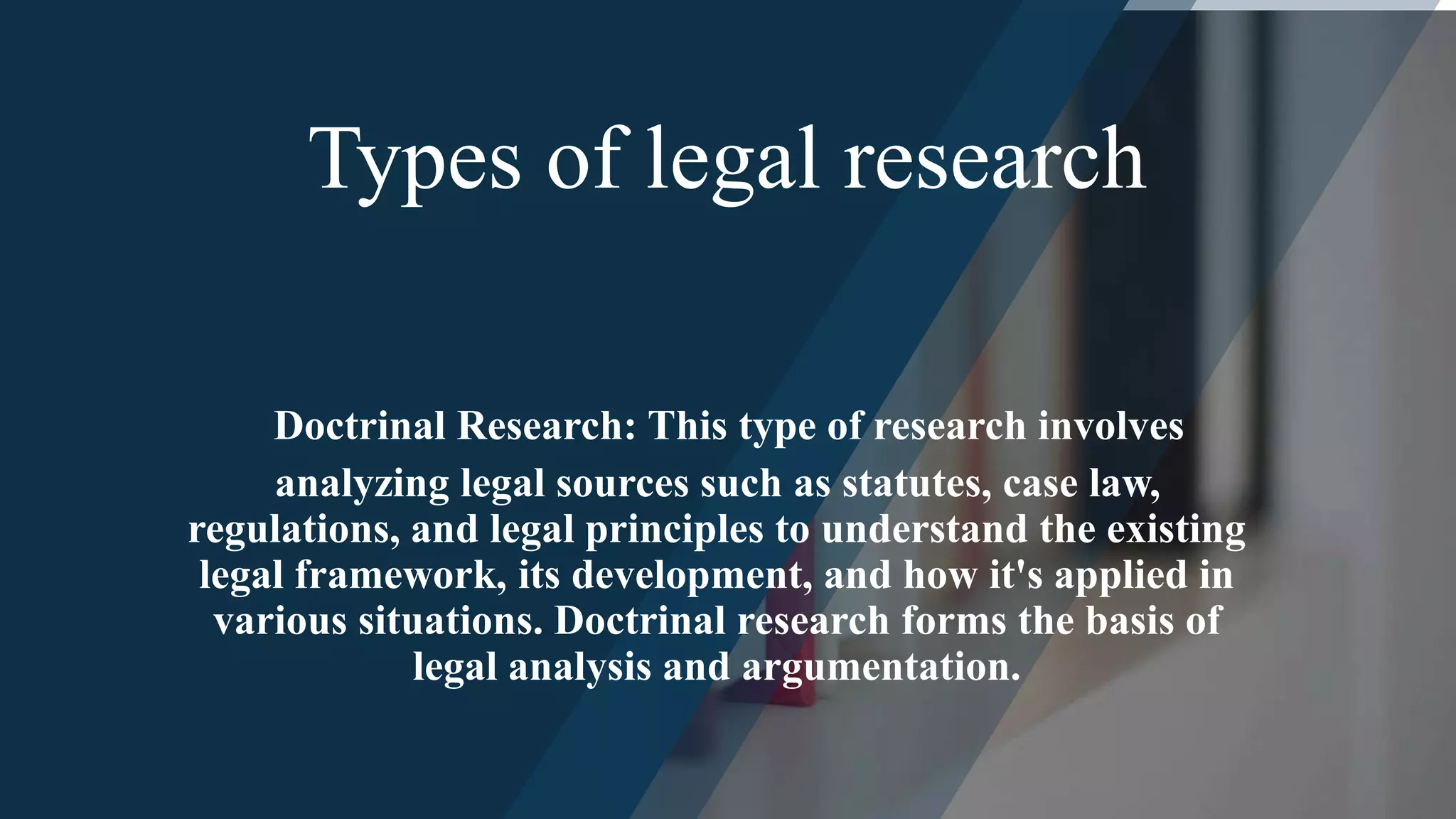 Doctrinal research .pptx