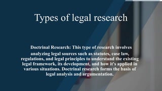 Doctrinal research .pptx