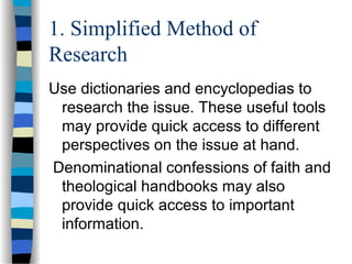 The Topical-Doctrinal Sermon | PPT