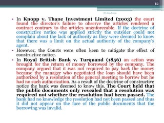 Doctrine of constructive notice | PPTX