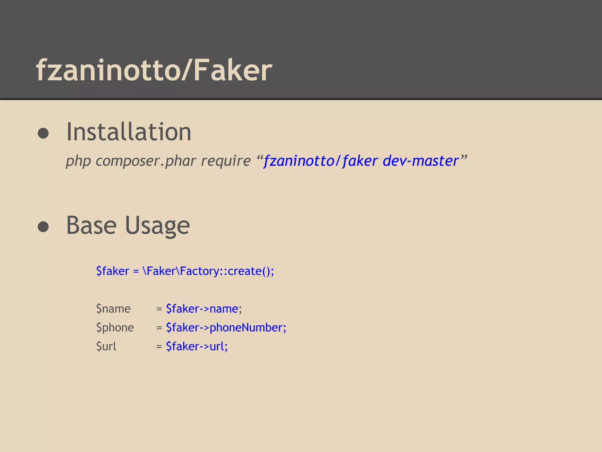 Doctrine fixtures | PPT