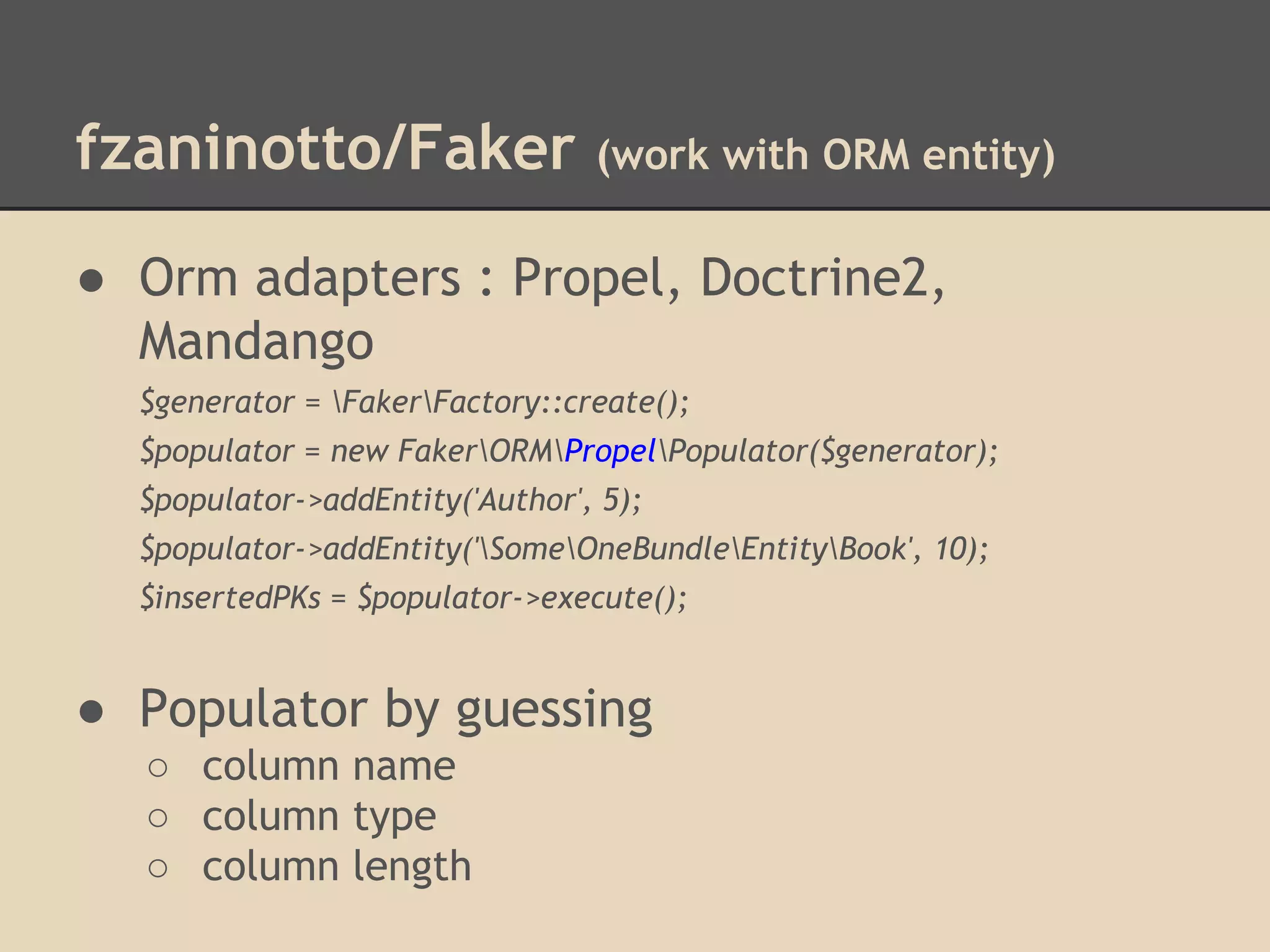 Doctrine fixtures | PPT