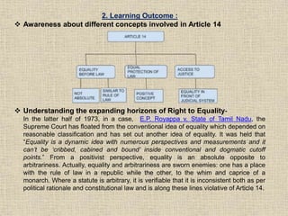 Doctrine non-arbitrariness under Article 14 | PPT