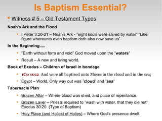 Doctrine of Baptism - Part 1 | PPT