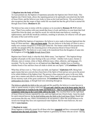 Doctrine of baptisms | DOCX
