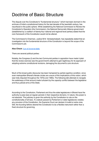 Doctrine of Basic Structure.pdf