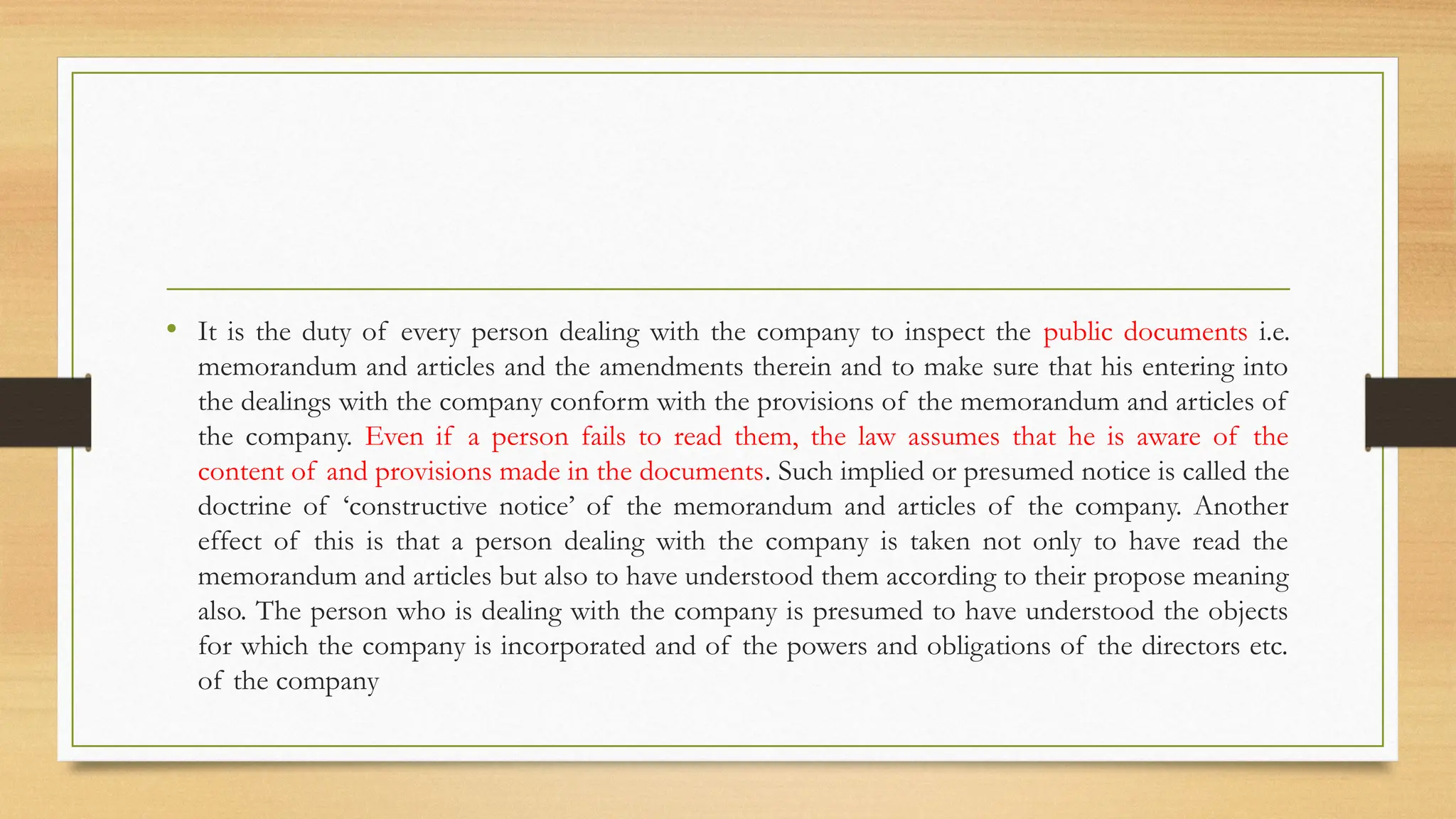 Doctrine of Constructive Notice.pptjjnnjx | PPTX