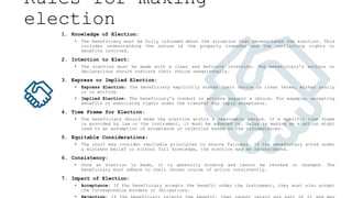 Doctrine of Election - Property Law.pptx