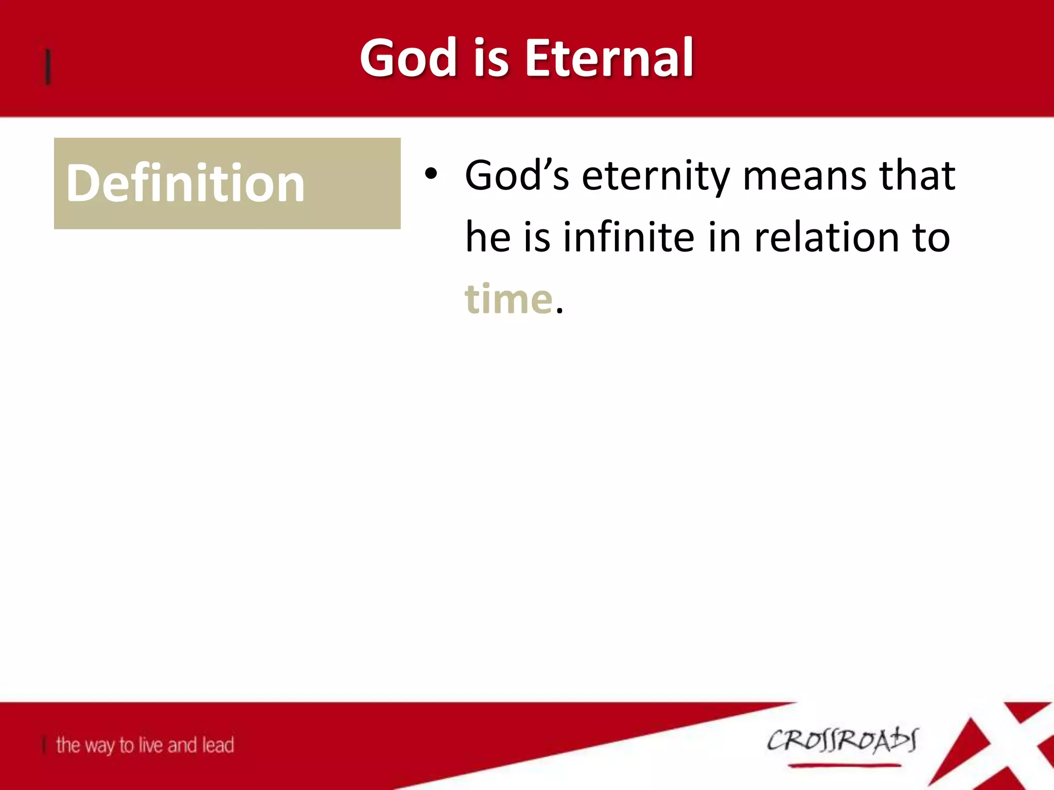 The Doctrine of God 1 | PPTX