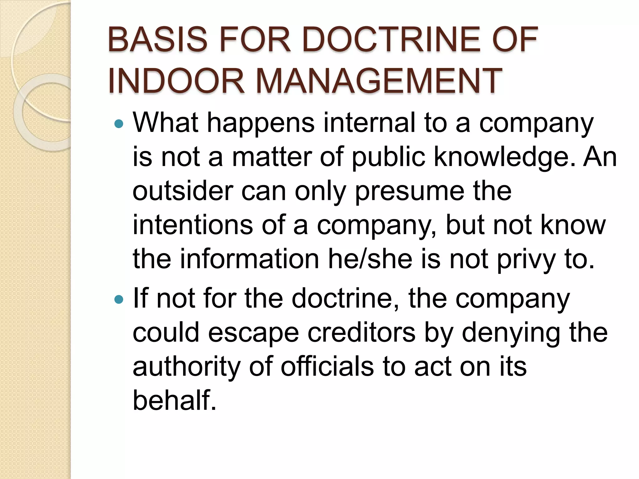 DOCTRINE OF INDOOR MANAGEMENT.pptx