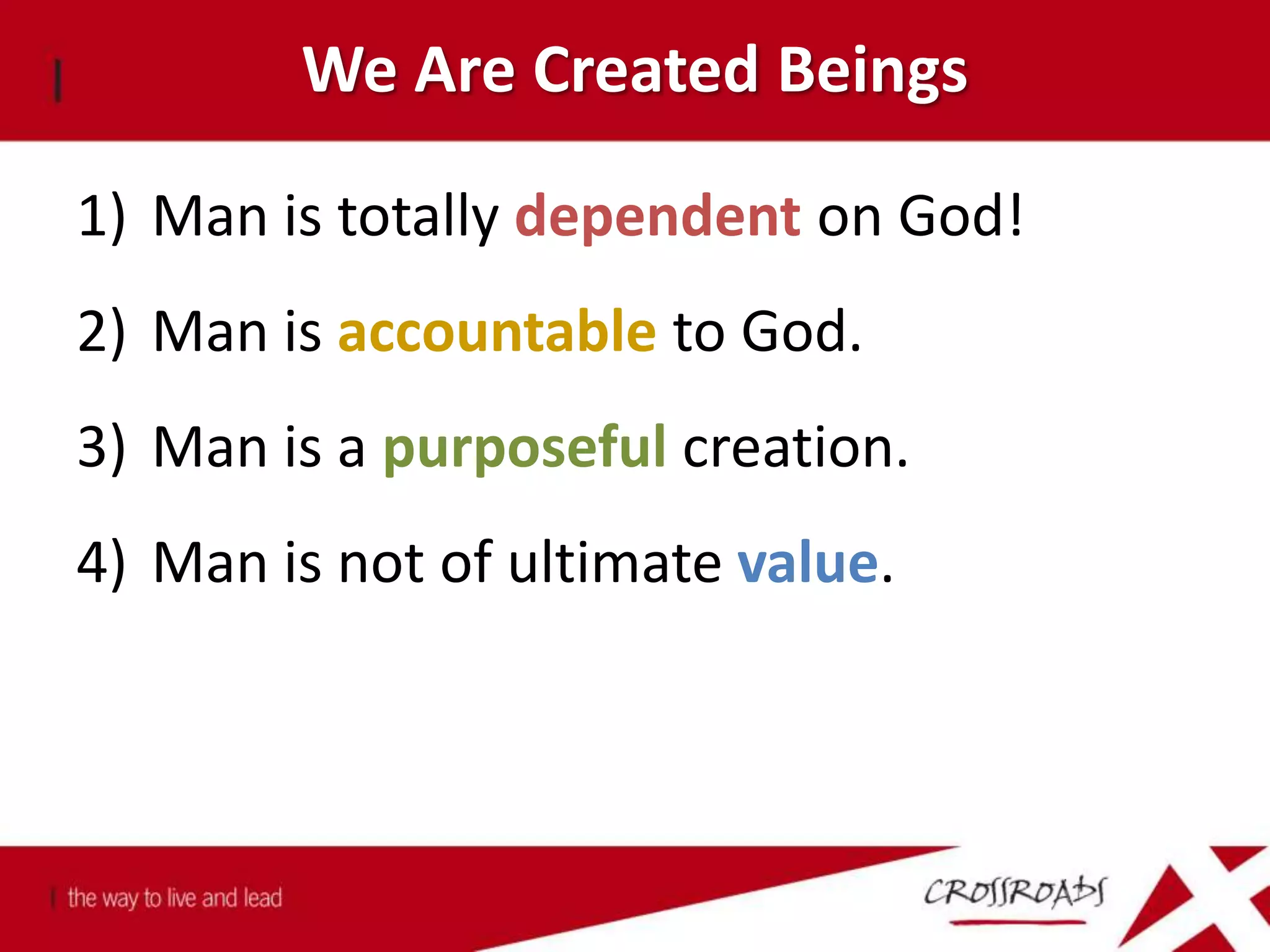 The Doctrine of Man | PPTX
