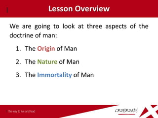 The Doctrine of Man | PPTX