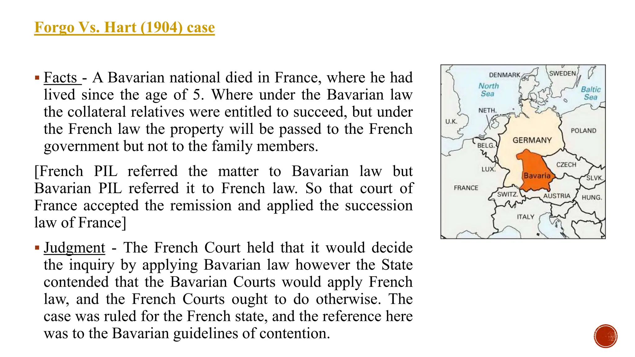Application of Doctrine of Renvoi by foreign courts under conflict of ...