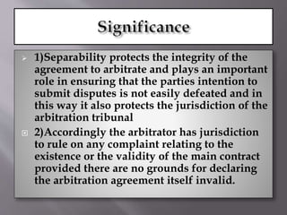 Doctrine of separability | PPT