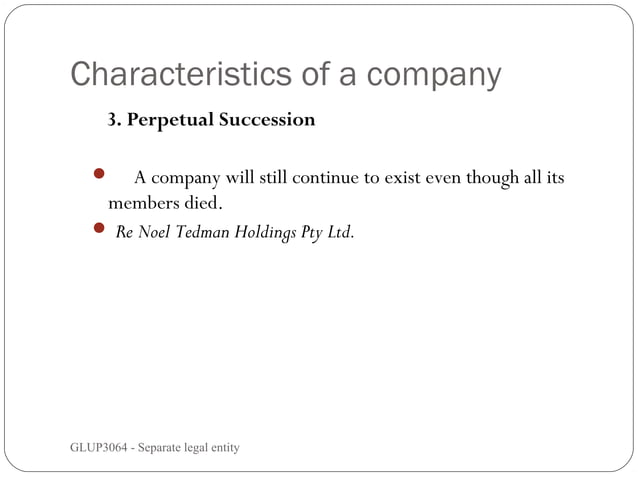 Doctrine of separate_legal_entity company law | PPT Doctrine of separate_legal_entity company law | PPT