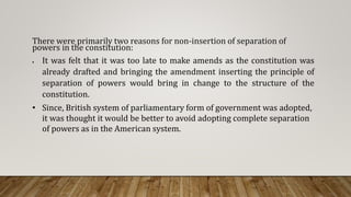 Doctrine of separation of power notes.pptx
