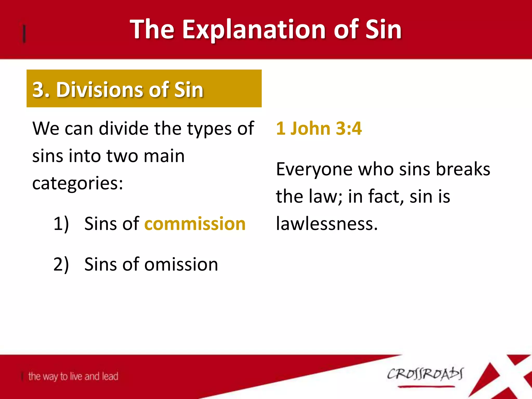 The Doctrine of Sin | PPTX