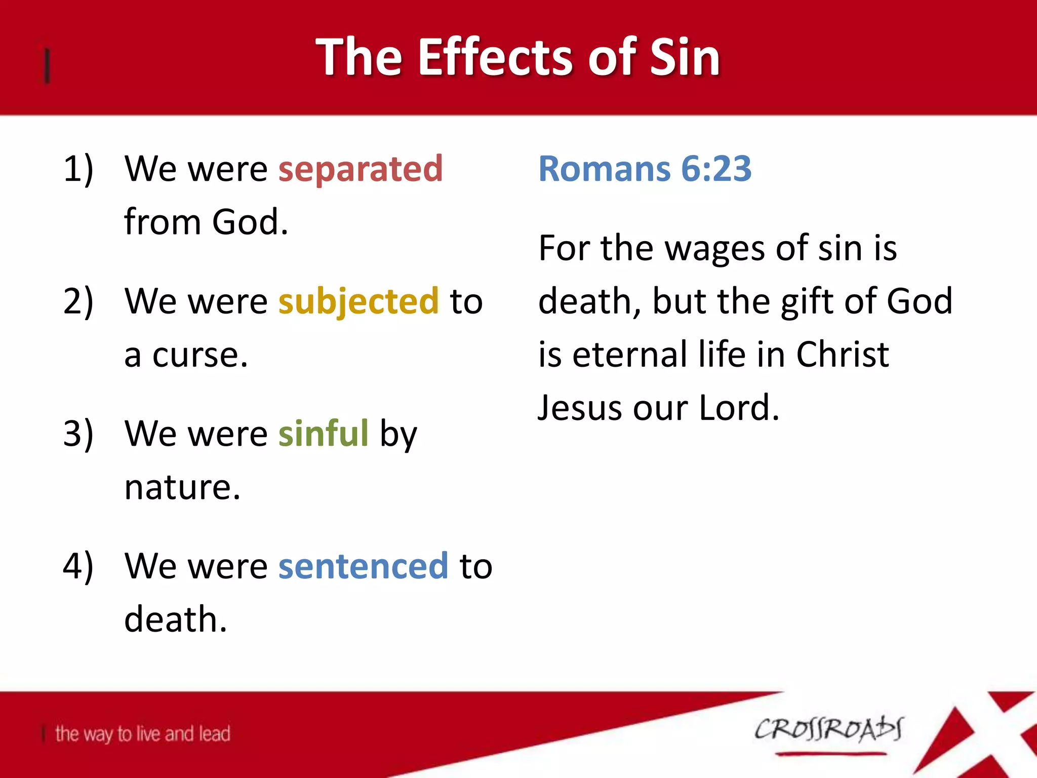 The Doctrine of Sin | PPT
