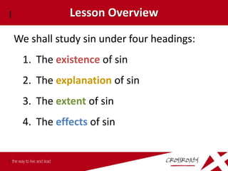 The Doctrine of Sin | PPTX