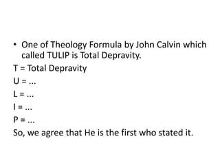 Doctrine of sin | PPTX | Christianity | Religion & Spirituality