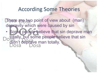 Doctrine of sin | PPTX | Christianity | Religion & Spirituality