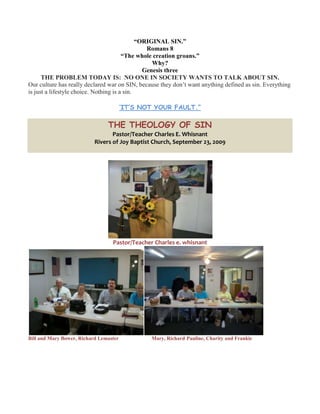 Doctrine Of Sin Outline 09 23 09 | DOCX