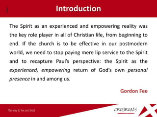 Doctrine of the Holy Spirit 2 | PPTX