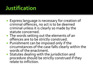 Doctrine of Strict Construction.pptx | Personal Taxes | Personal Finance