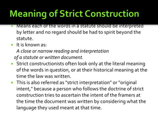Doctrine of Strict Construction (1).pptx