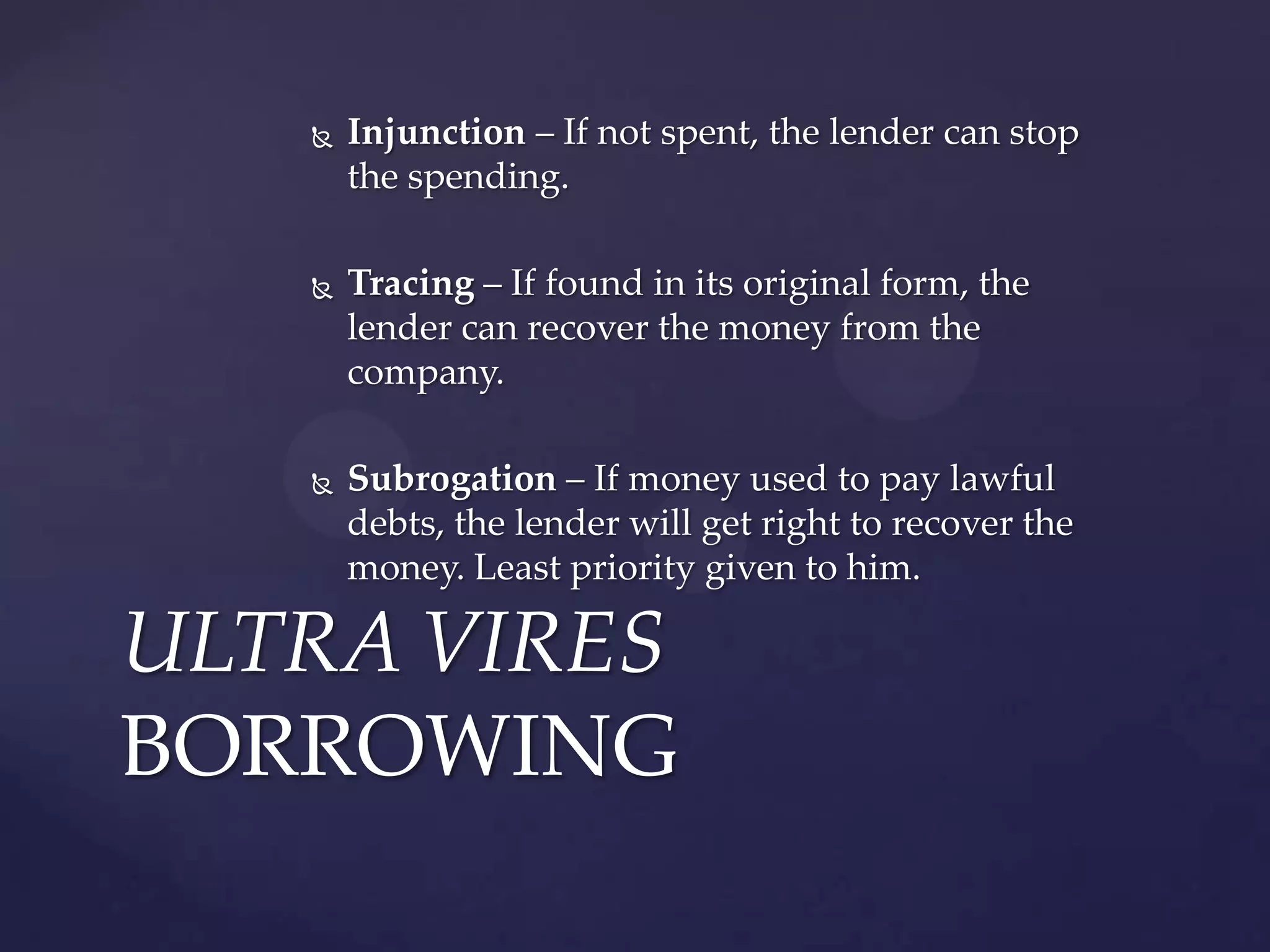 Doctrine of Ultra Vires | PPTX