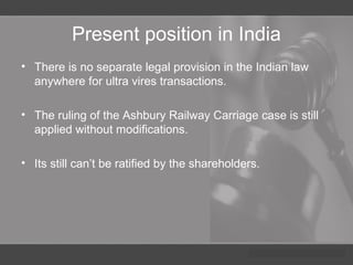 Doctrine of ultravires | PPT