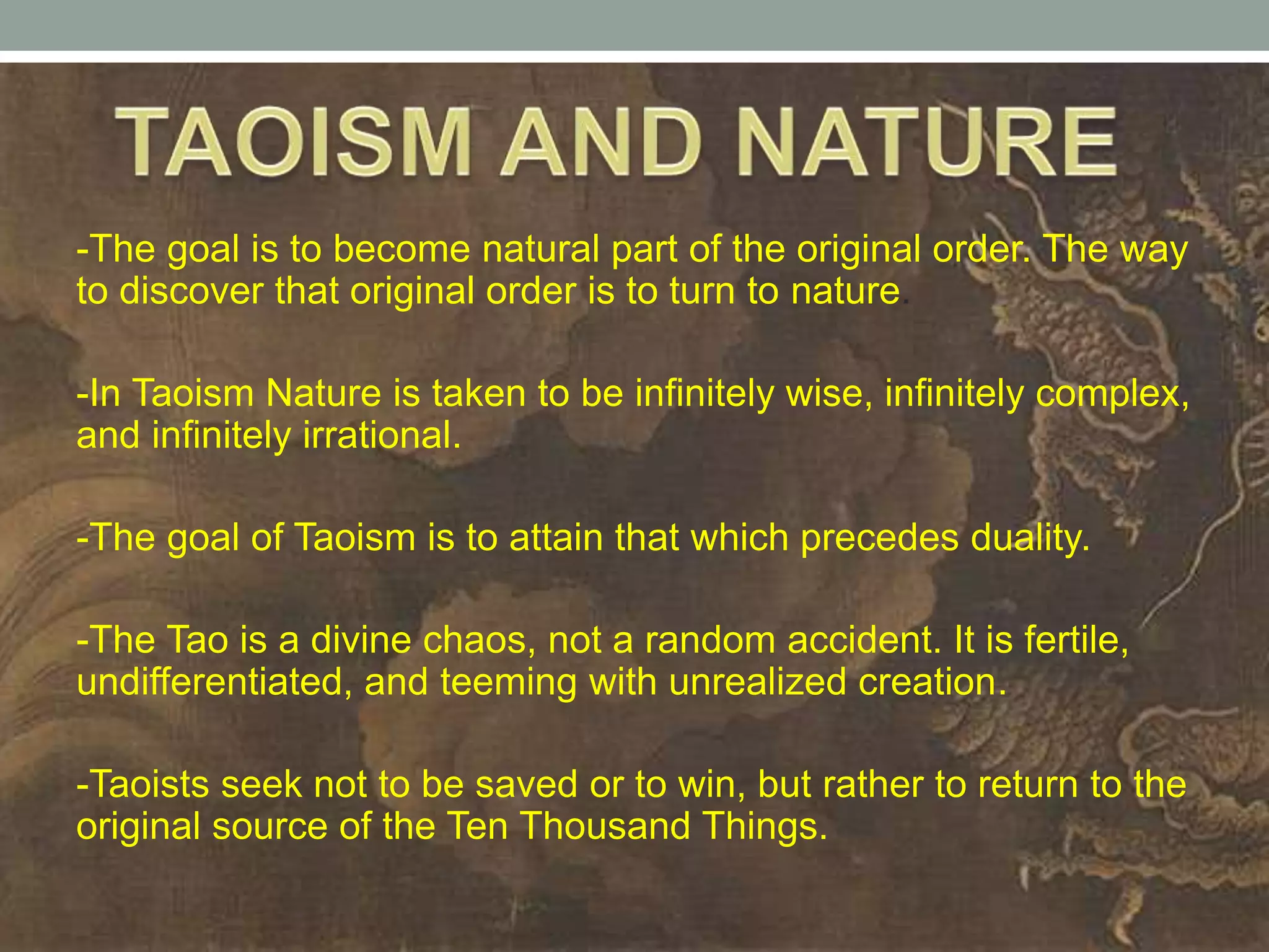 Doctrines in taoism | PPTX