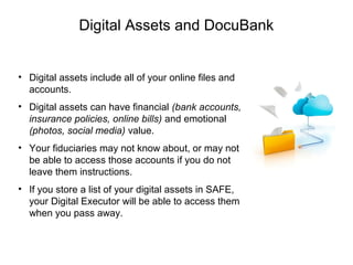 Docubank Overview | PPT