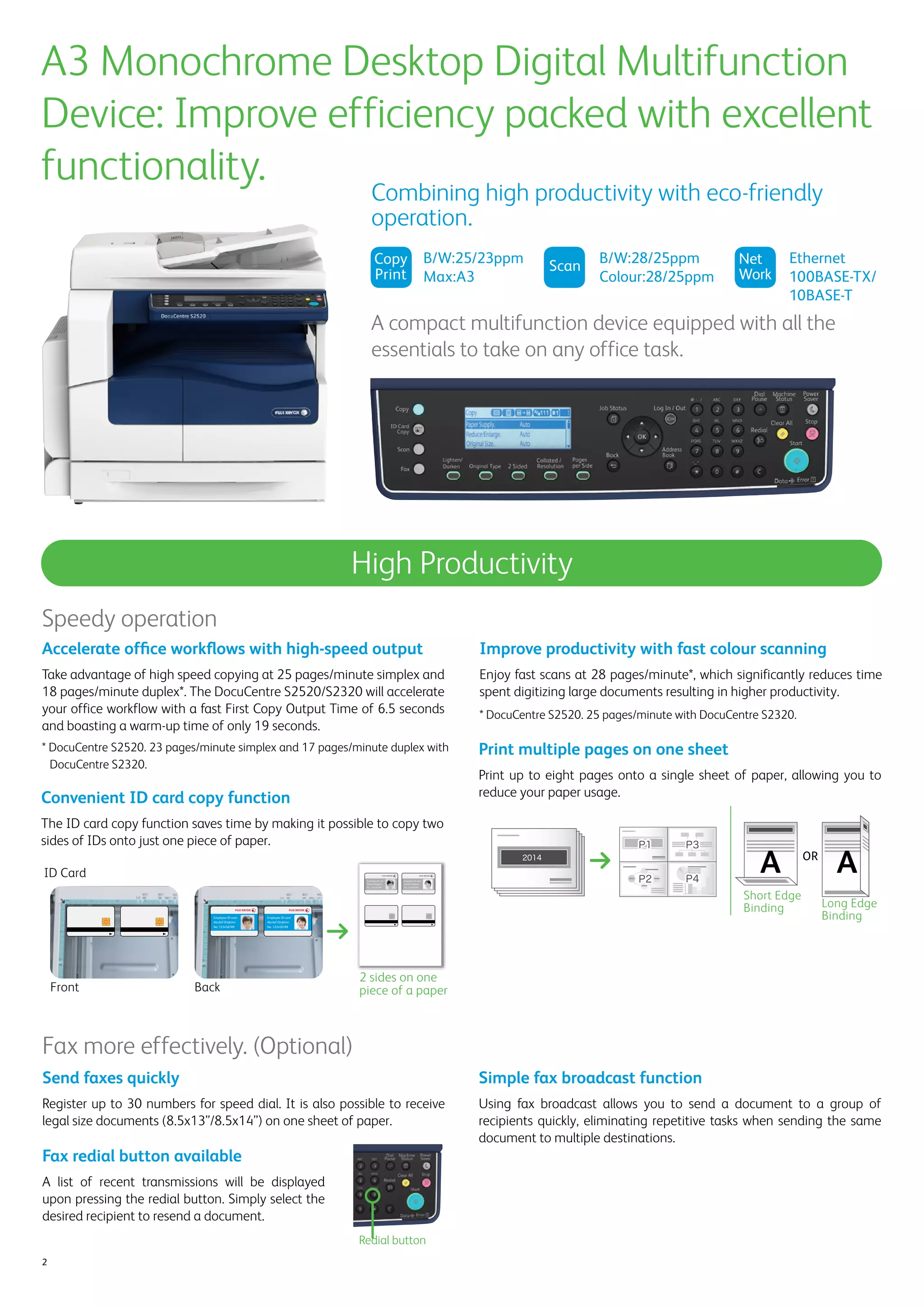 DocuCentre S2520 S2320 | PDF