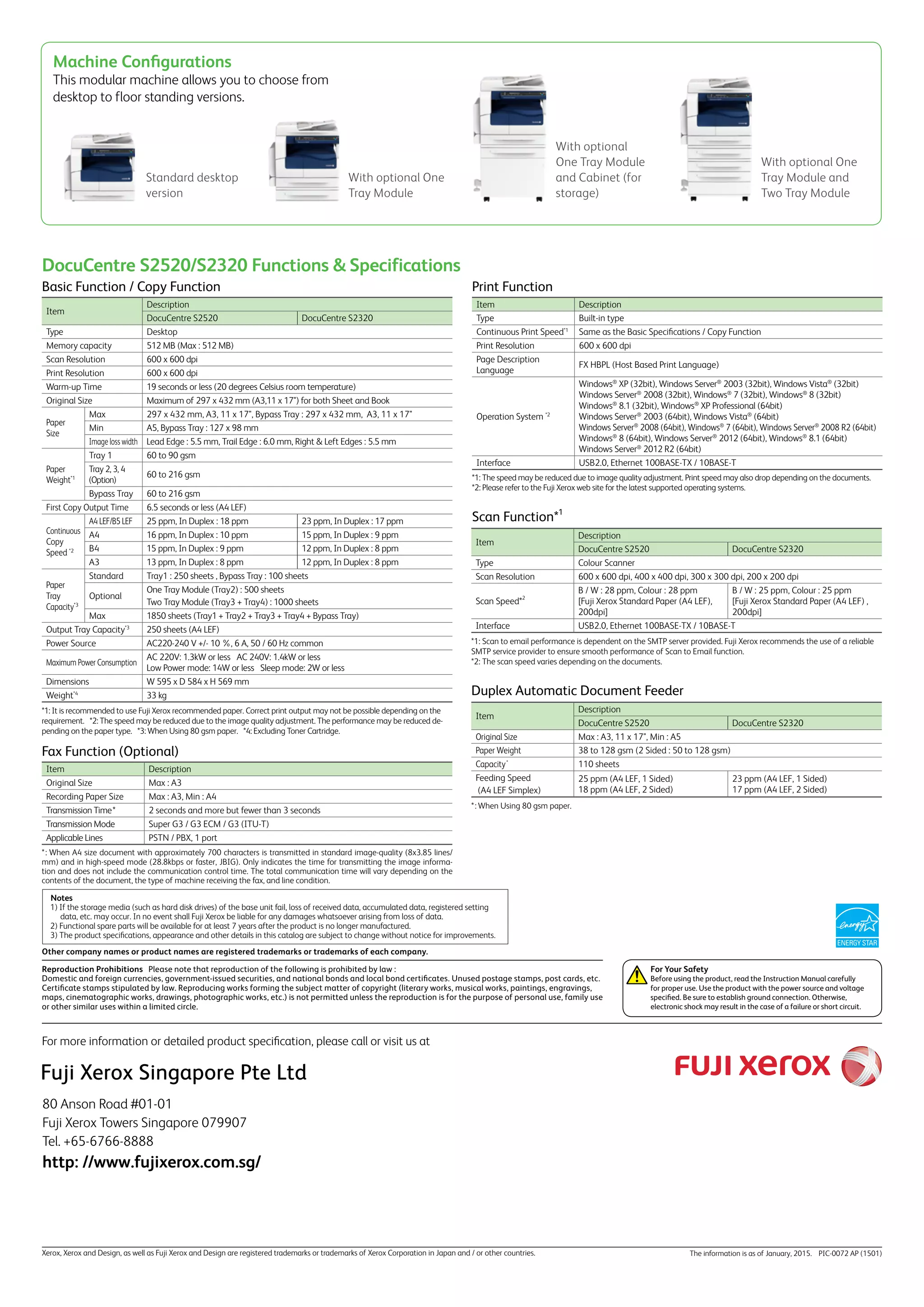 DocuCentre S2520 S2320 | PDF