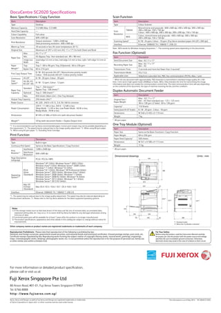 DocuCentre SC2020 | PDF