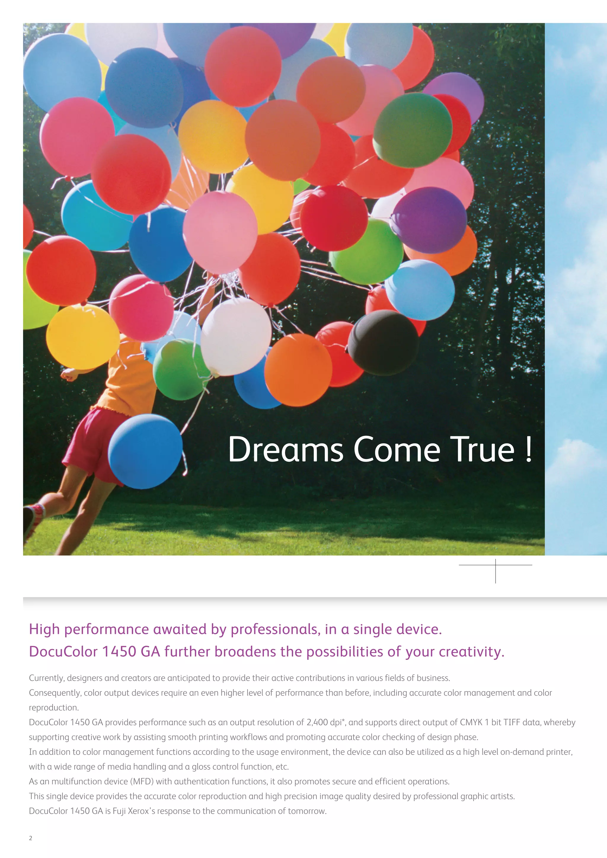 DocuColor 1450 GA | PDF