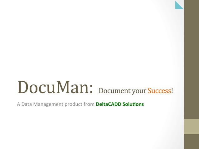 DocuMan presentation 11 06-2014 issue r4 | PDF