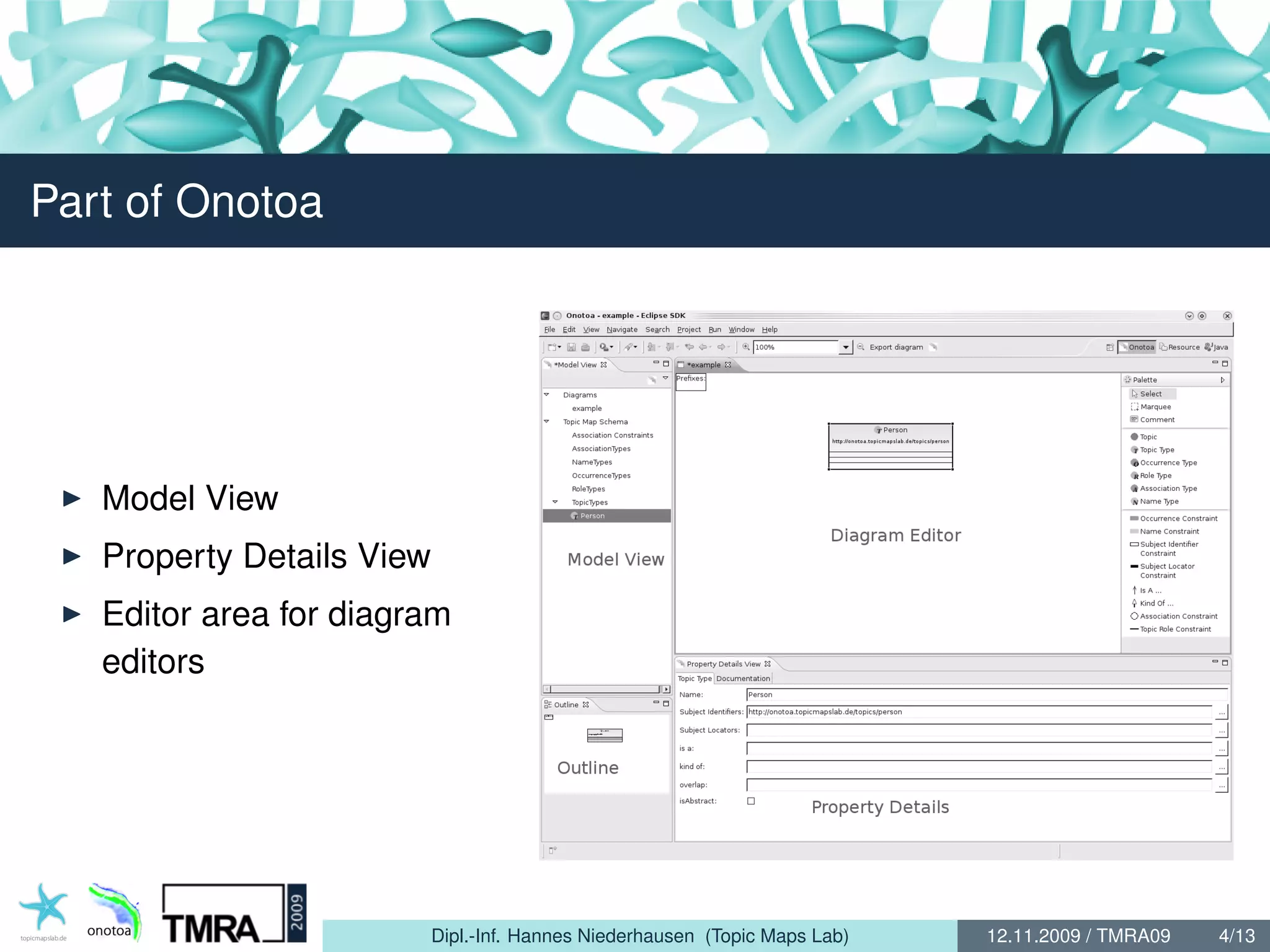 Onotoa - a Visual Topic Map Schema Editor | PPT