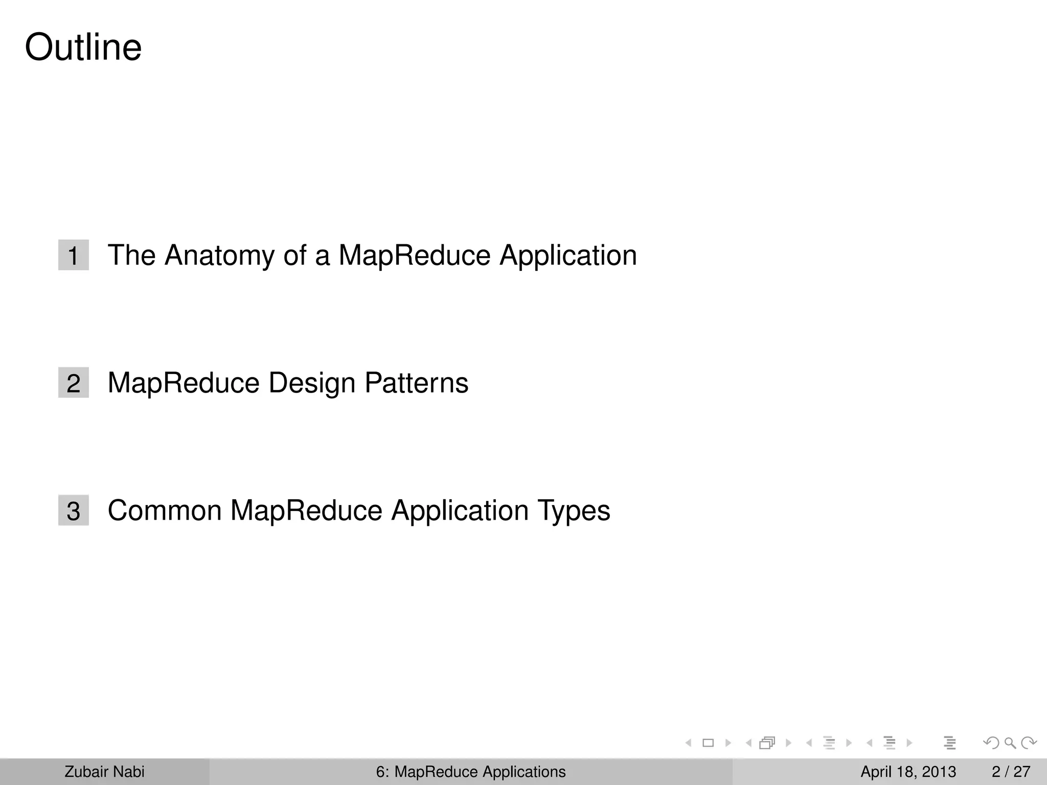 Topic 6: MapReduce Applications | PPT