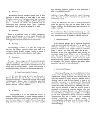 Data-Centric Routing Protocols in Wireless Sensor Network: A survey | PDF