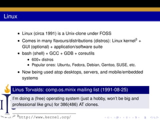 AOS Lab 1: Hello, Linux! | PDF