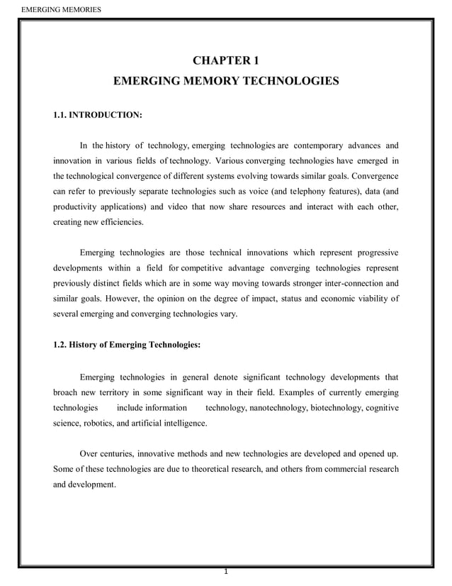 emerging memory technologies Document | PDF | Data Storage and Warehousing | Computing