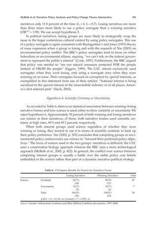 The Intersection of Narrative Policy Analysis and Policy Change Theory ...